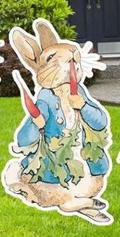 Peter Rabbit Cutouts, Baby Shower, Decor, Cartoon Cutouts, Easter Peter ...