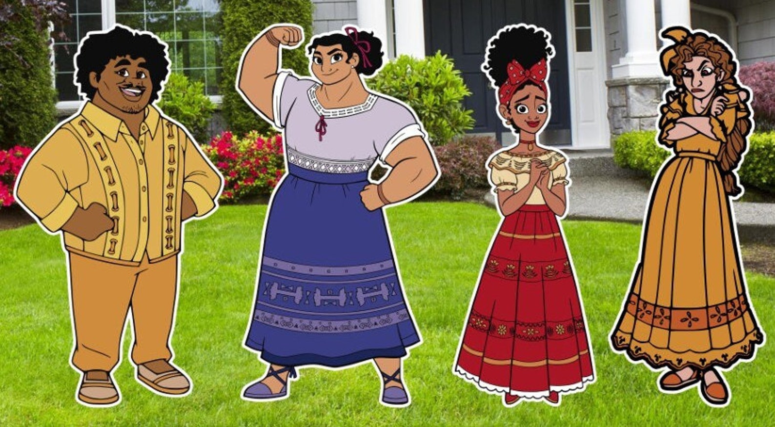 Encanto Character Cutouts, Outdoor Birthday Party Decor, Coroplast ...