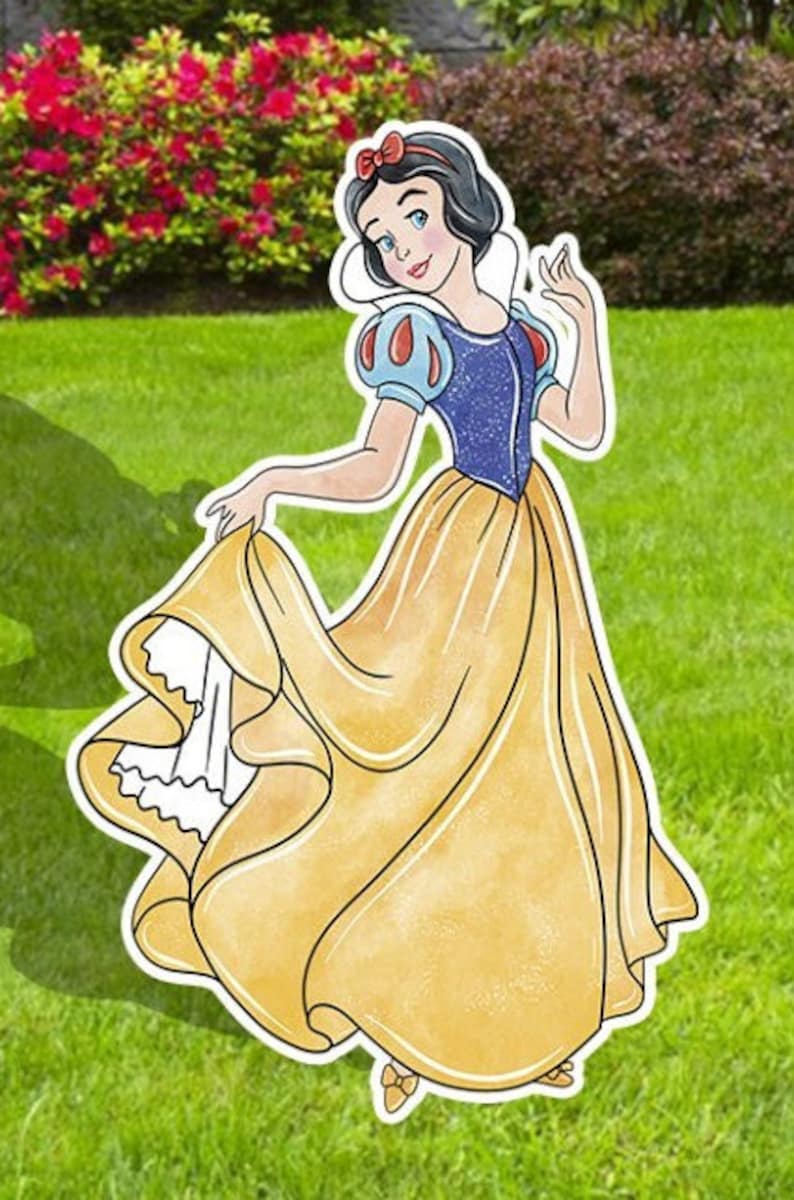Snow White Water Color, Seven Dwarfs Water Color, Cartoon Cutouts ...