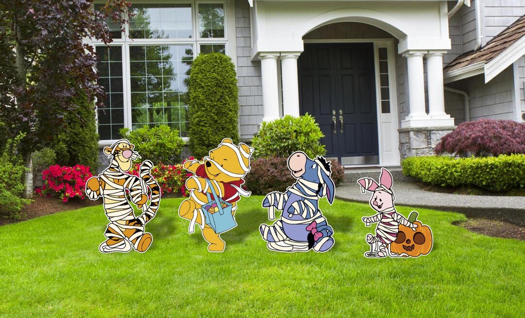 Winnie the Pooh Halloween Mummies Cutouts, Winnie Pooh and Friends ...