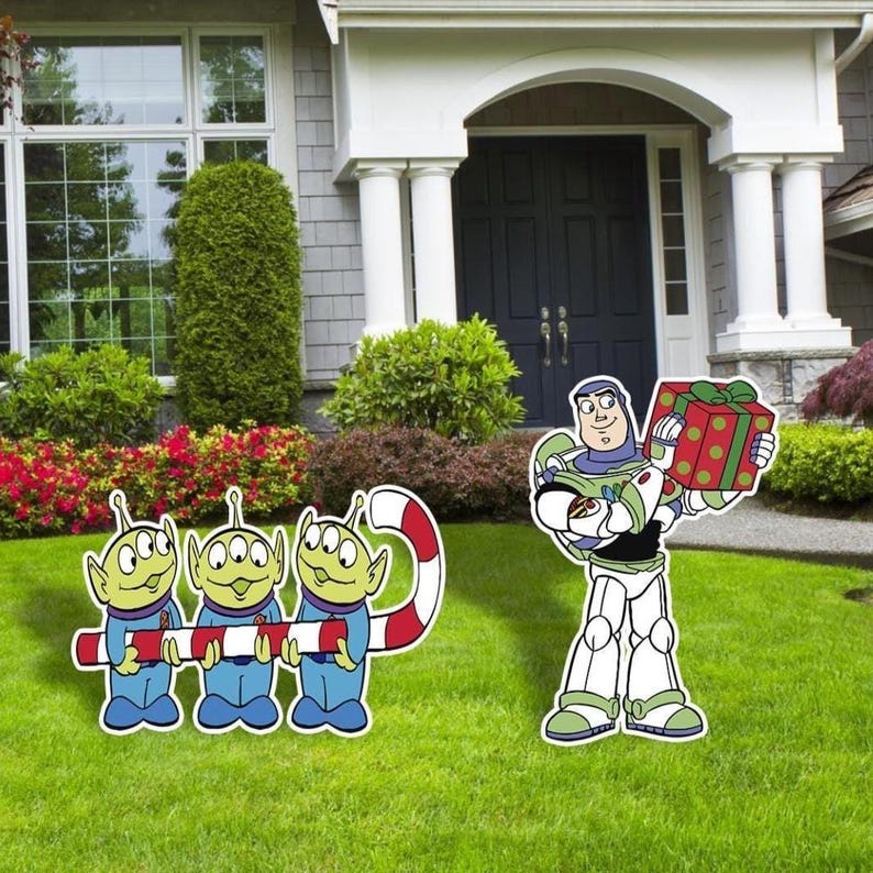 Buzz Lightyear Christmas Cutouts, Christmas Cut Outs, Outdoor ...