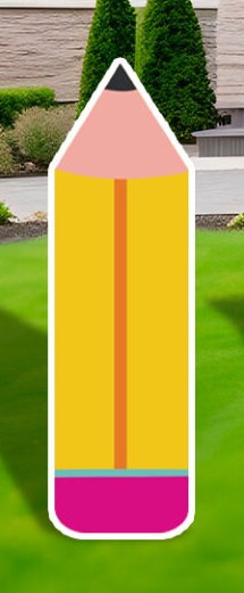 Back to School Decor, School Supplies Cutouts, Outdoor Decor, Yard Sign ...