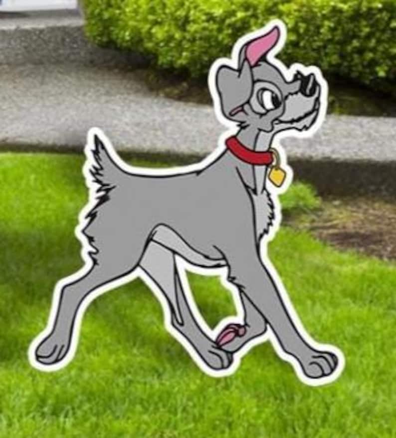 Lady and the Tamp, Lady and the Tramp Yard Signs and Cutouts, Outdoor ...