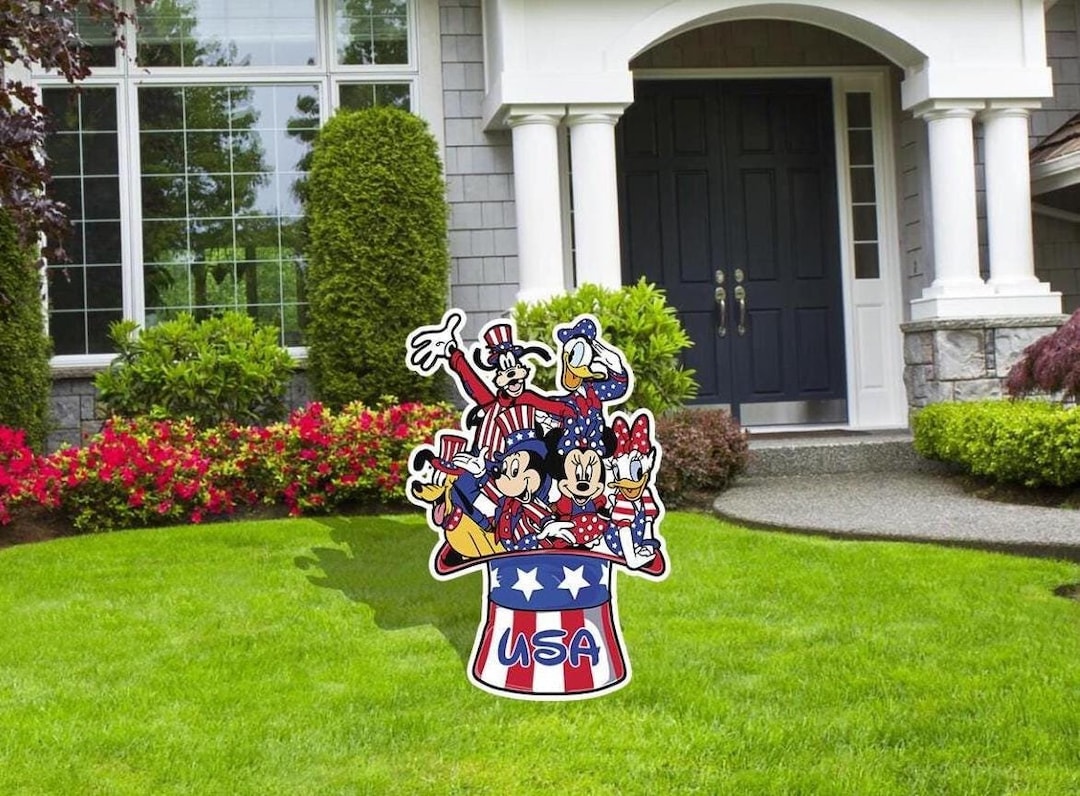 Mickey and Friends 4th of July Cutouts, Mickey4th of July Cutouts ...