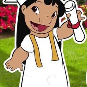 Stitch Graduation Yard Signs and Cutouts, Lilo and Stitch Graduation ...
