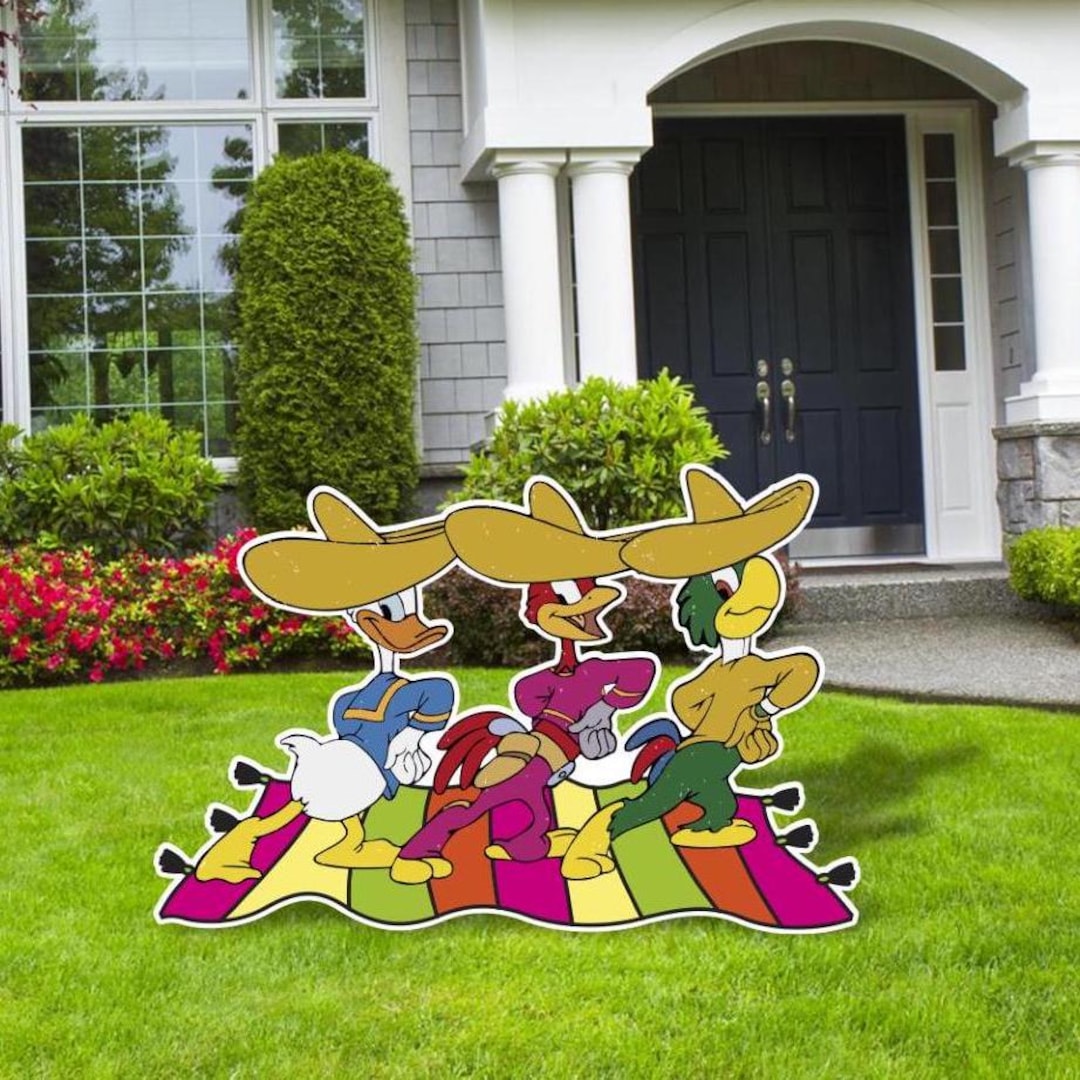 The Three Caballeros Vintage Sign, Cinco De Mayo, Tres Caballeros ...