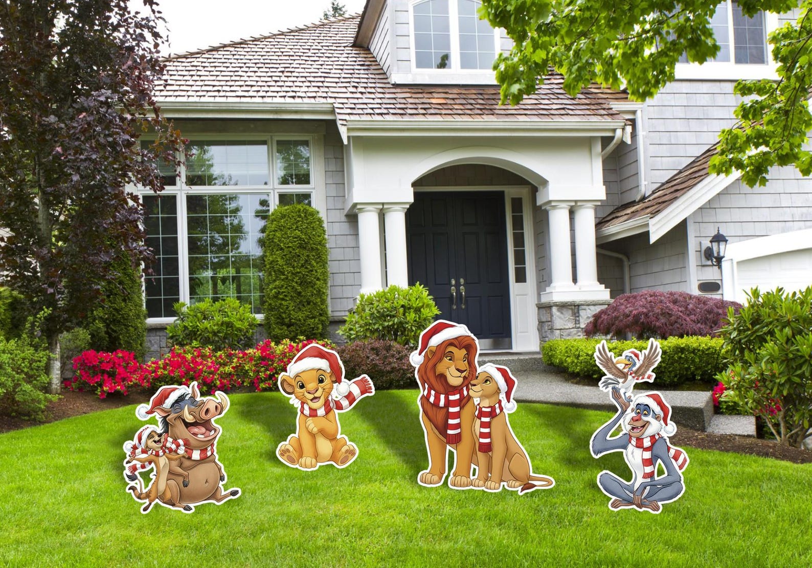 The Lion King Christmas Cutouts and Yard Signs, Lion King Christmas ...