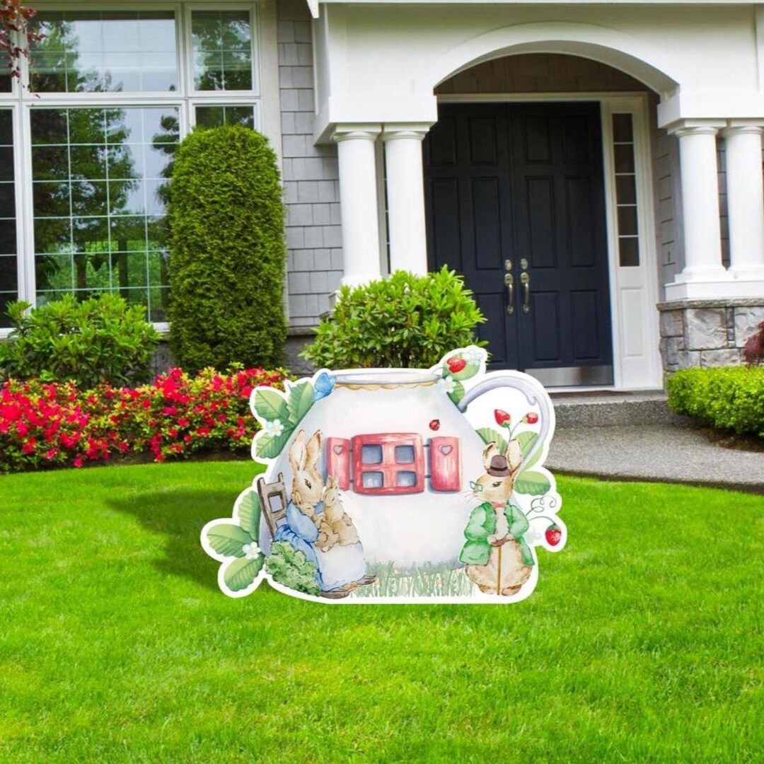 Easter Peter Rabbit Cutouts, Peter Rabbit Grandma House Decor, Yard ...