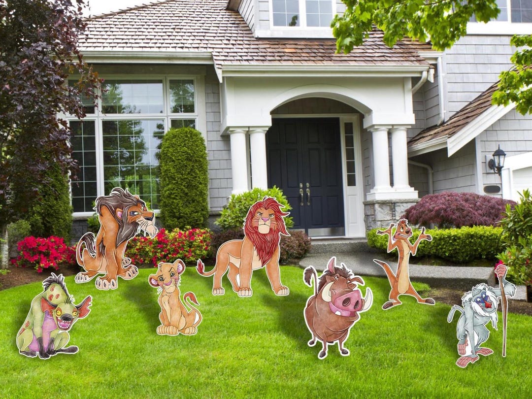 The Lion King Party Decor Cutouts, Lion King Birthday Party Decor ...