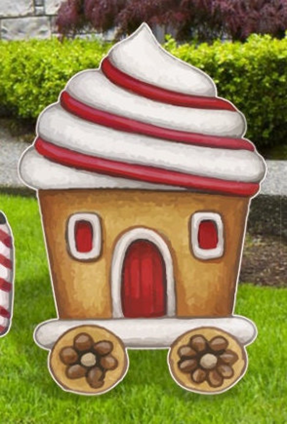 Gingerbread Christmas Train, Ginger Bread Train, Cut Outs, Outdoor ...