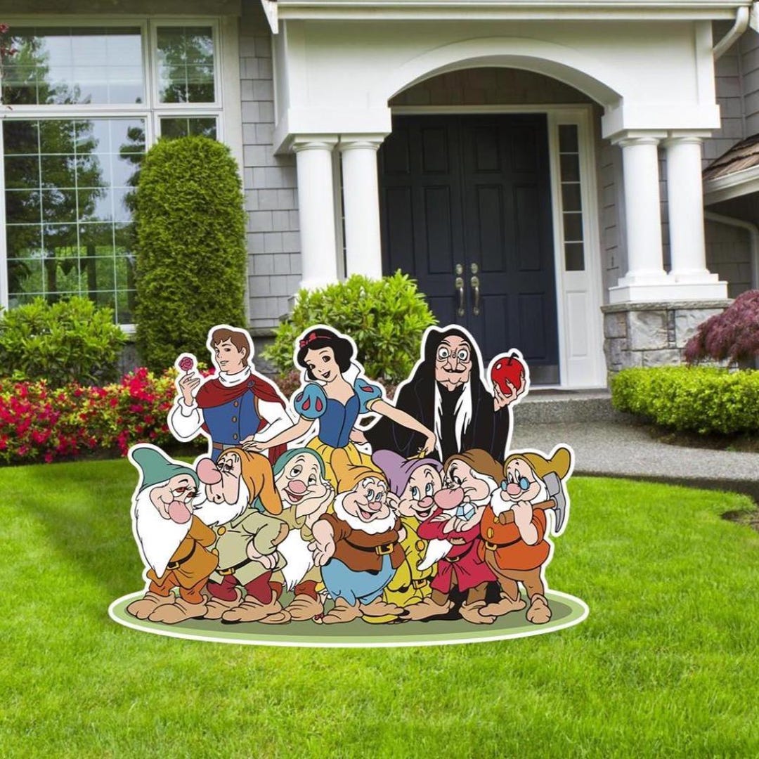 Snow White Party Decor Cutouts, Snow White Birthday Decor, Halloween ...