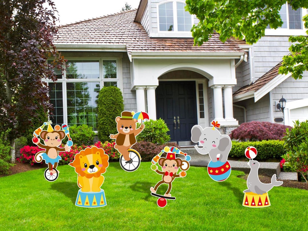 Carnival Party Theme, Circus Cutouts, Circus Birthday Party Decor ...