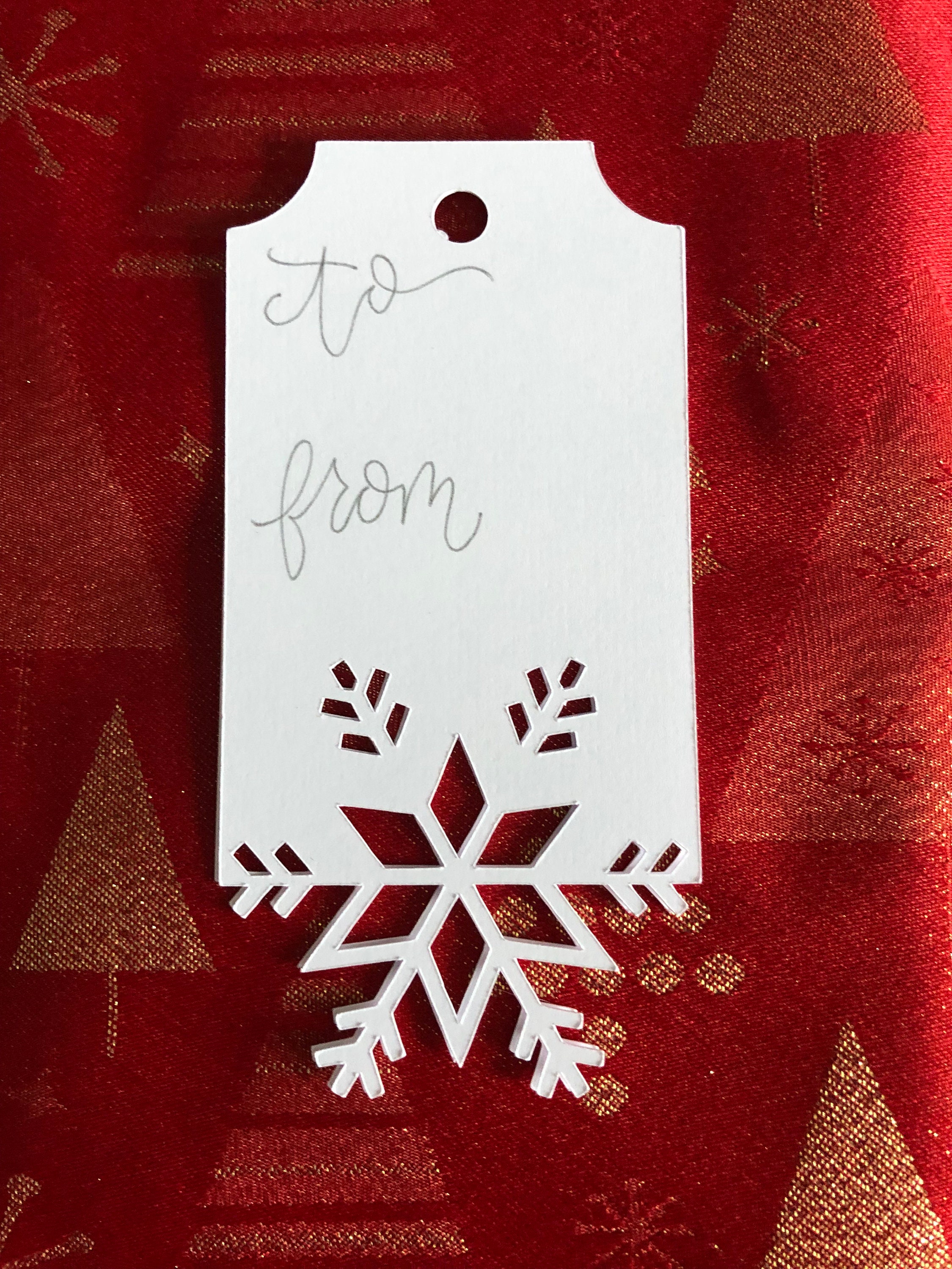 Christmas Snowflake Gift Tags, Grey Gift Tags, Beige Gift Tags, White ...