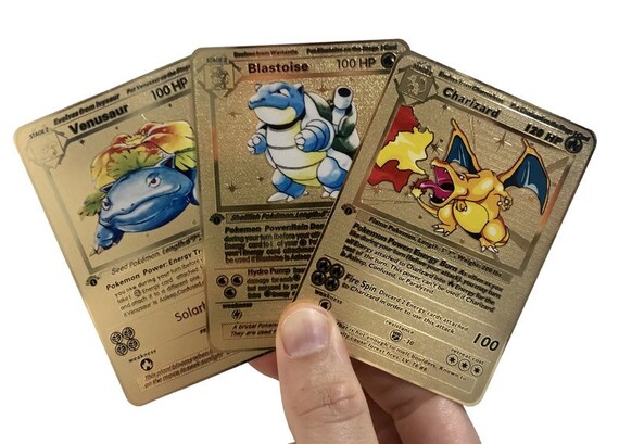 Metal Pokemon Card Real