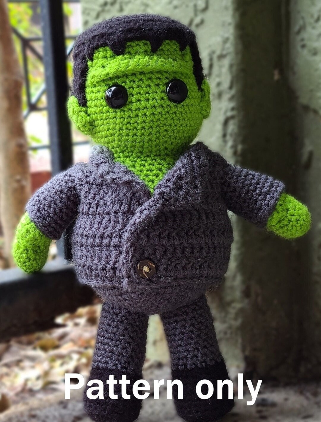 Frankenstein Crochet Pattern - Franken Chonk Monster - Etsy