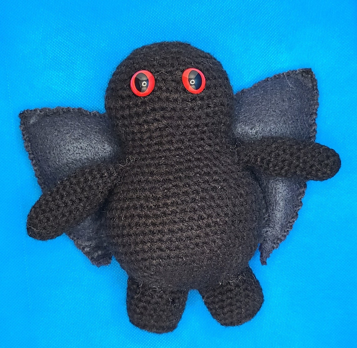 Mothman Cryptid Crochet Pattern Flying Chonk Monster - Etsy