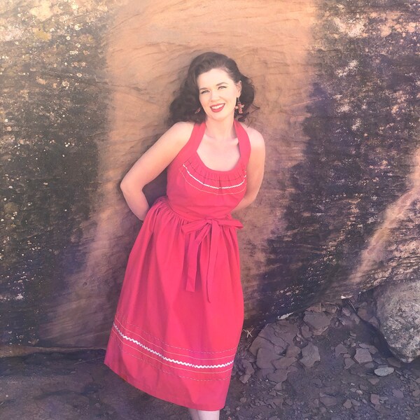 Vintage Southwestern Patio Dress - Etsy