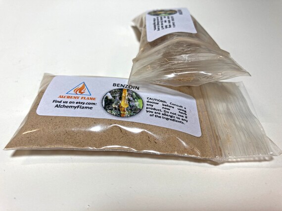 Benzoin Powder 0.5 Ounces 3x2 Bag | Etsy