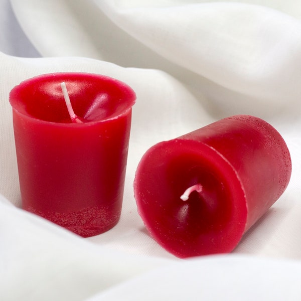 Red Candle - Etsy