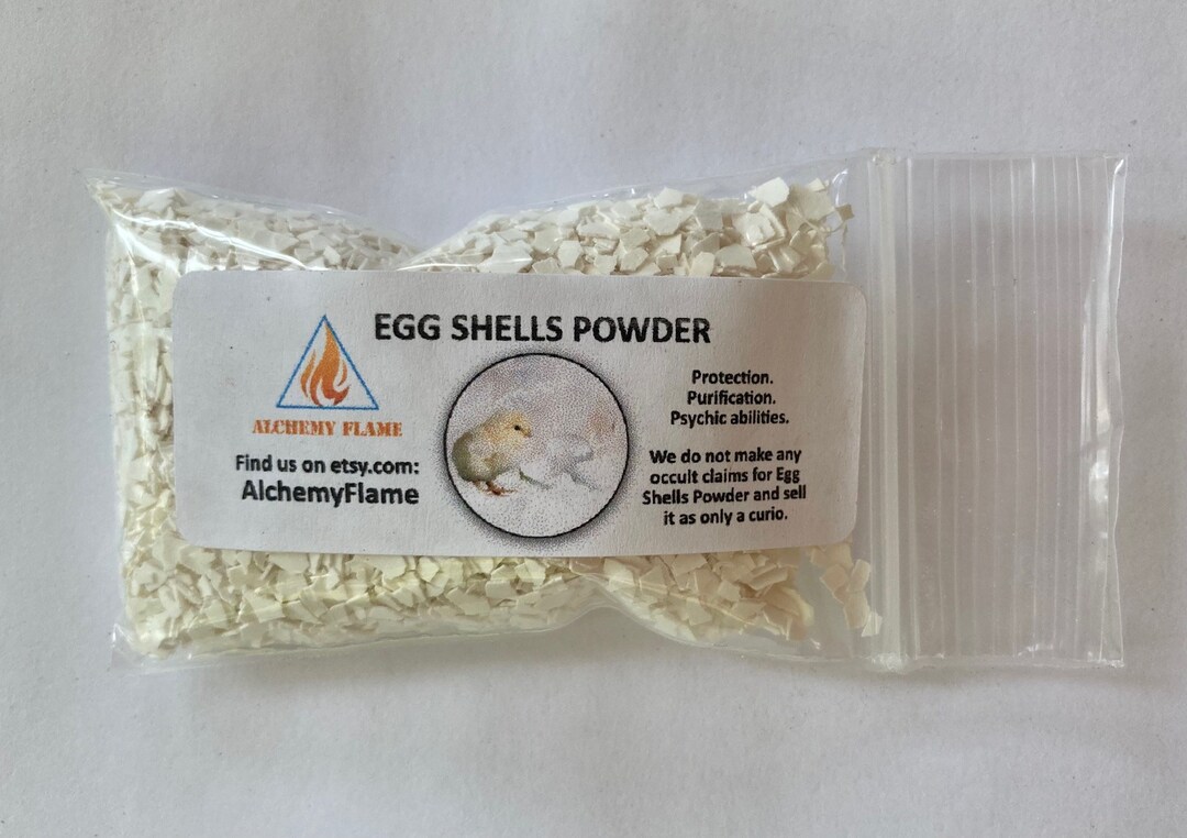 Egg Shell Powder, 1 Oz, 3x2 Bag - Etsy
