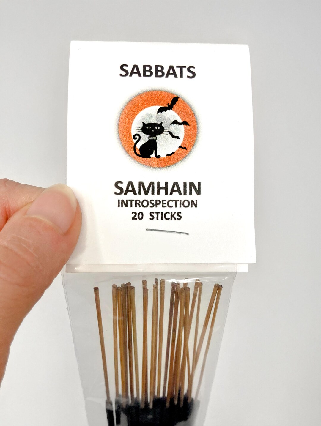 Samhain, 10.5" Sabbat Charcoal Incense Sticks, 20 Pack - Etsy