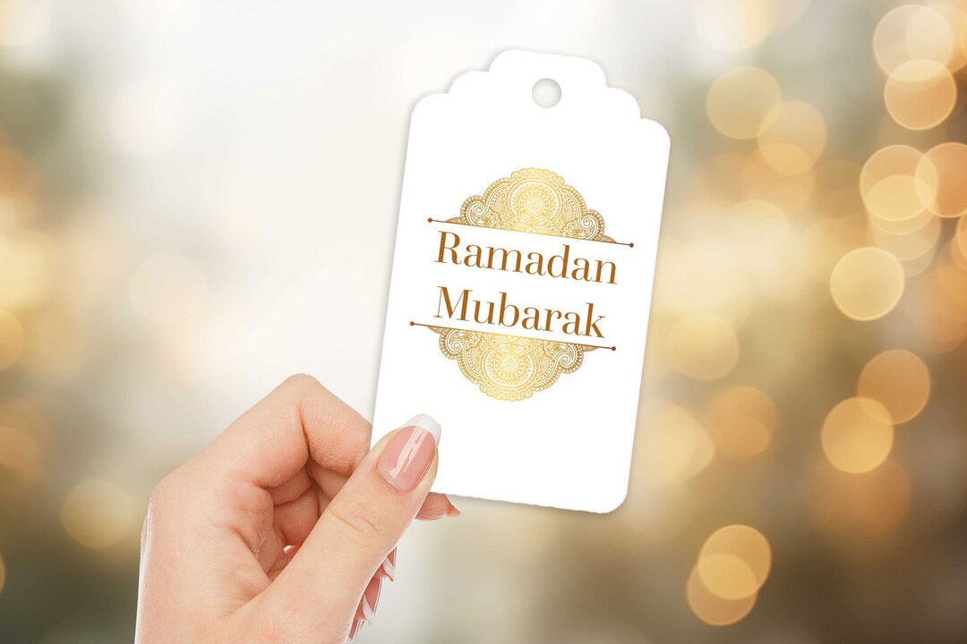 Ramadan Mubarak Islam Respect Ramadan Kareem Eid Favour Sweet Gift Tags ...