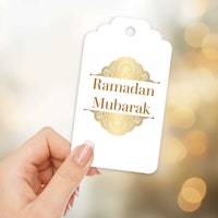 PRINTABLE Eid Gift Tags|custom Eid Mubarak Favor Tags|digital Print ...