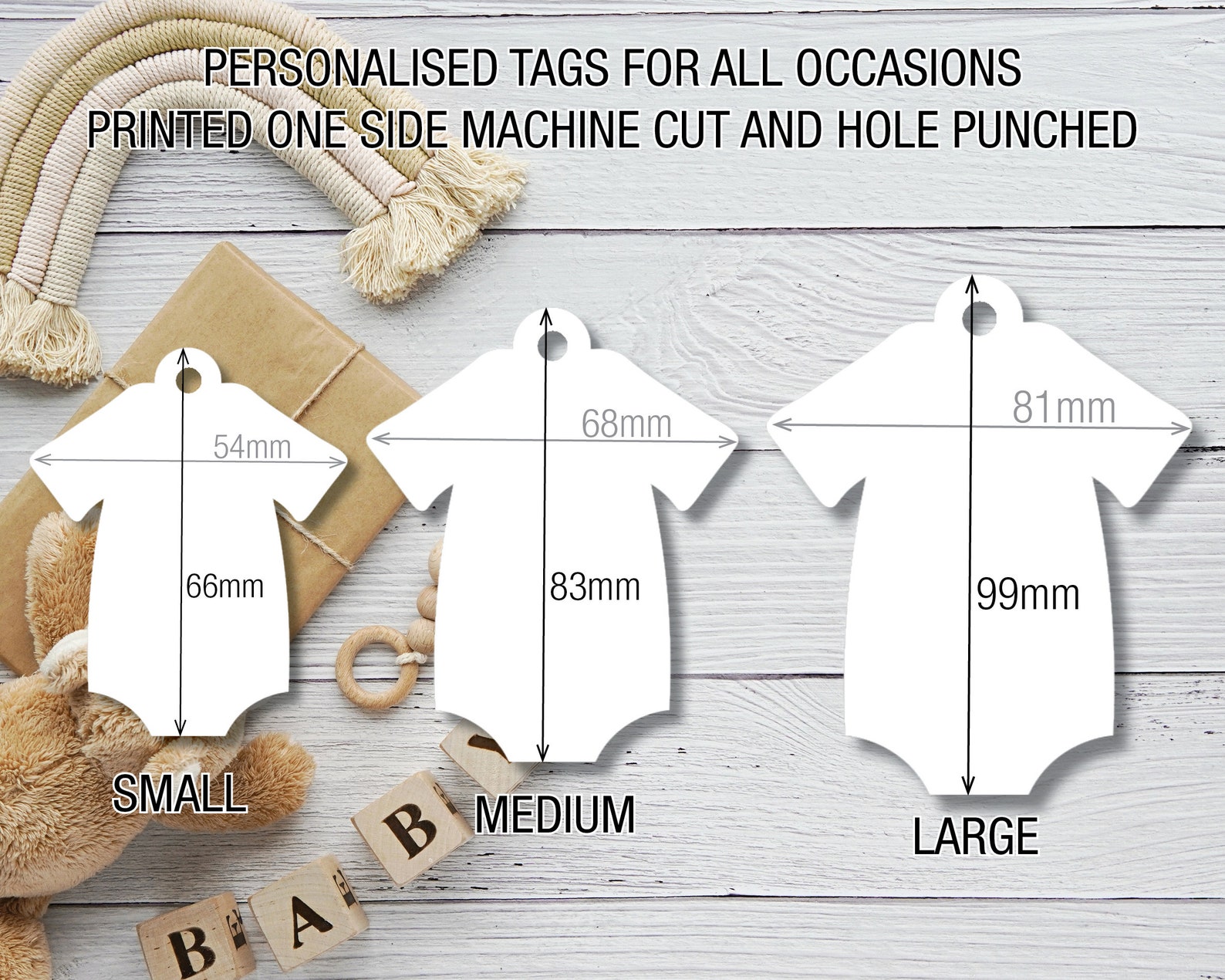 Personalised Baby Shower, Favour Tags, Baby Grow Shape Label, Hang Tags ...