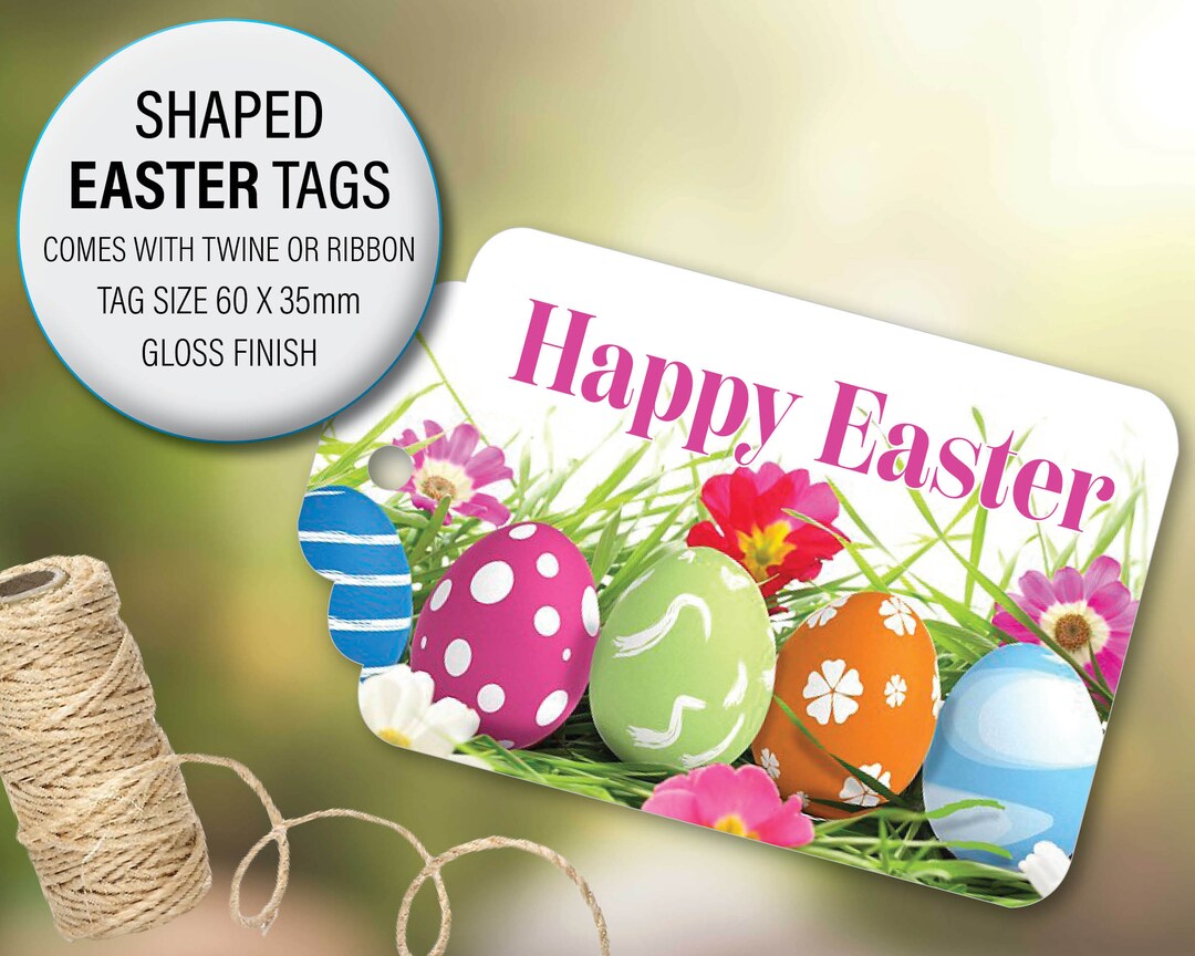 Easter Gift Tags. Basket Tags for Easter, Easter Gift Tag. Happy Easter ...
