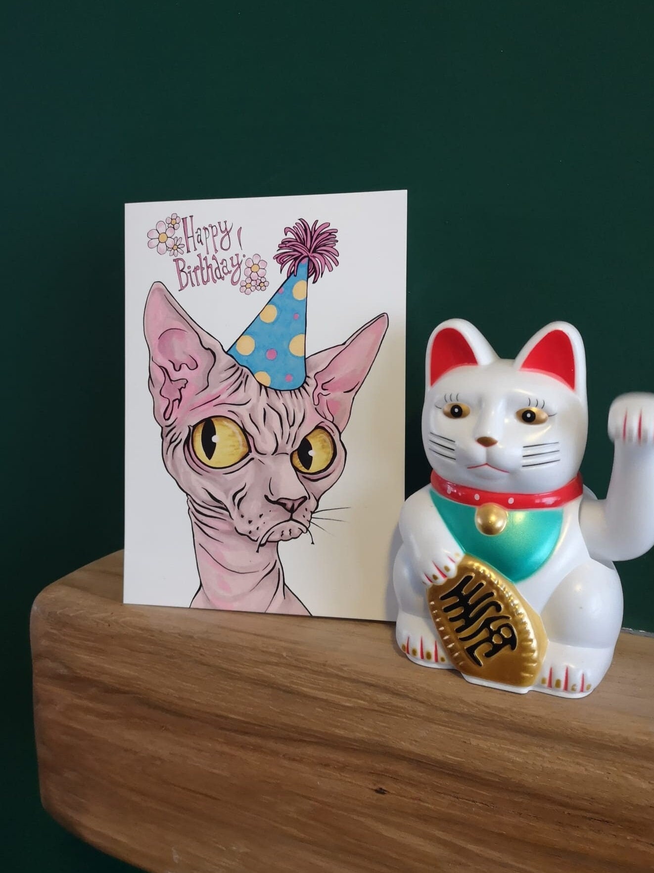 Happy Birthday Grumpy Sphynx Cat Hairless Party Hat Funny - Etsy