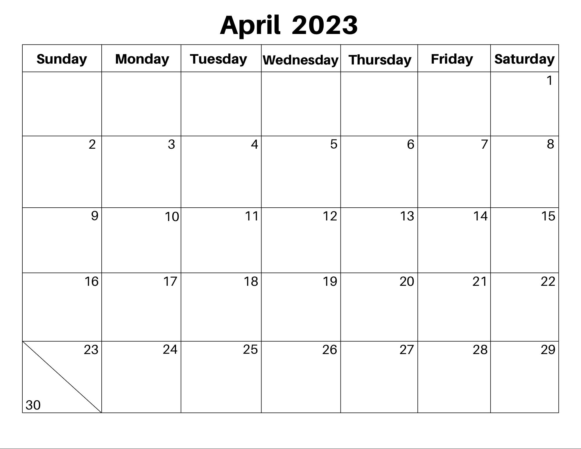 2023 Full Year Calendar Digital Download PDF - Etsy Canada