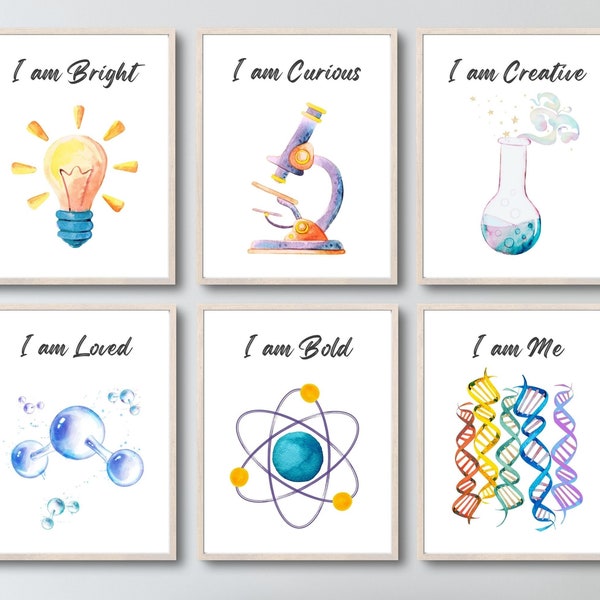 Science Wall Decor - Etsy