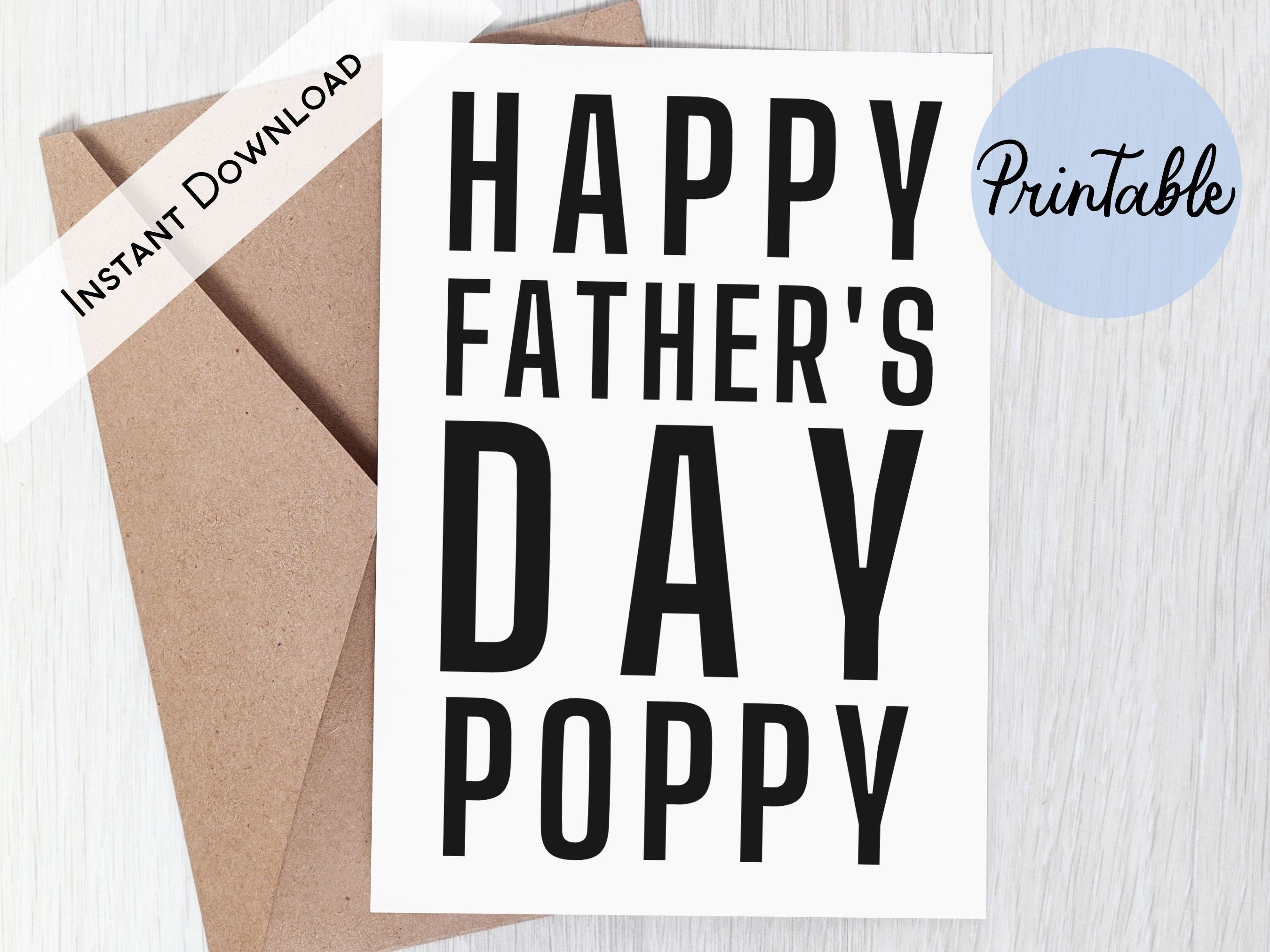 Father's Day Card for Grandpa Happy Father's Day - Etsy