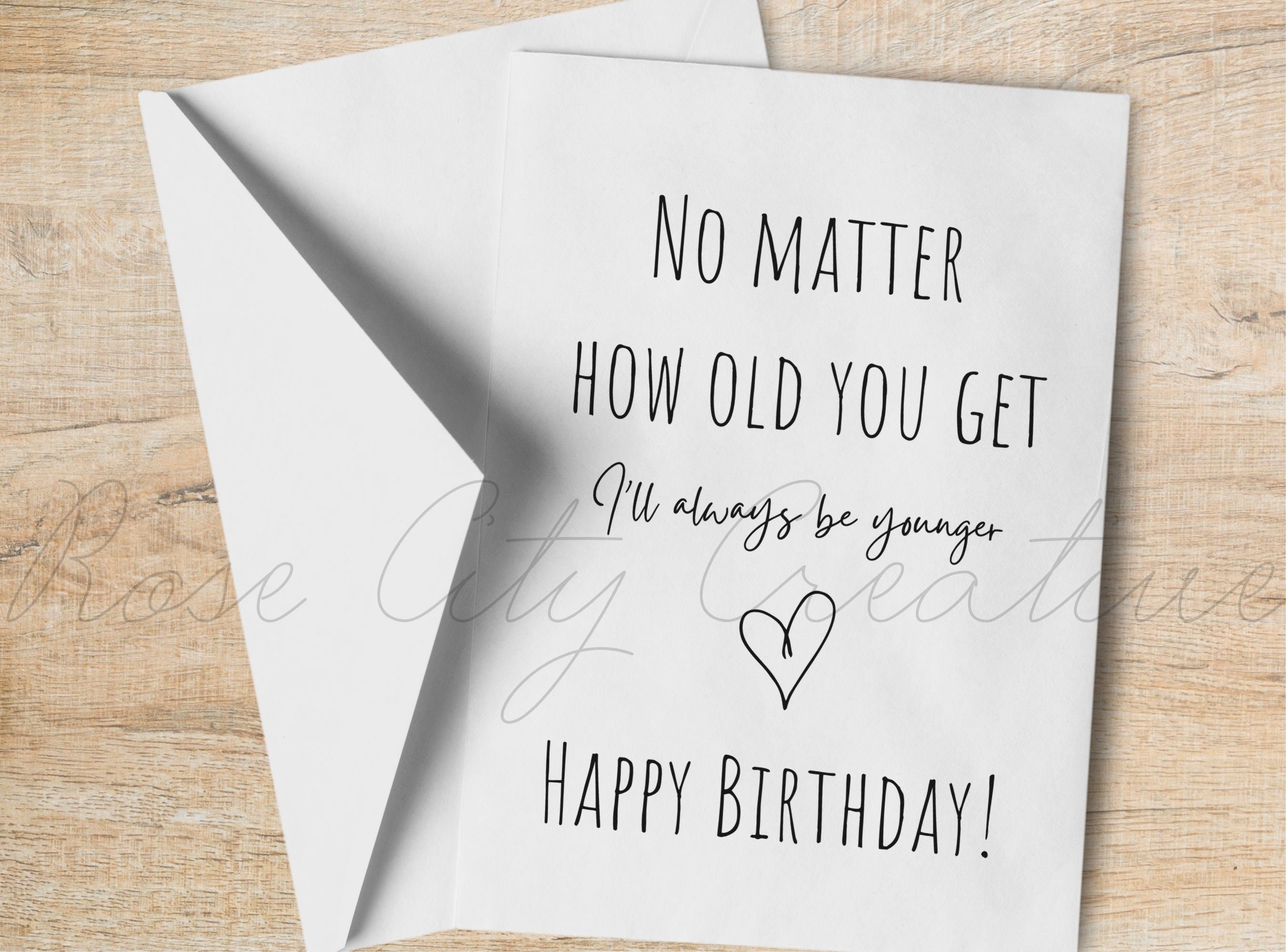 Printable Birthday Card Funny Rude Card No Matter How Old - Etsy