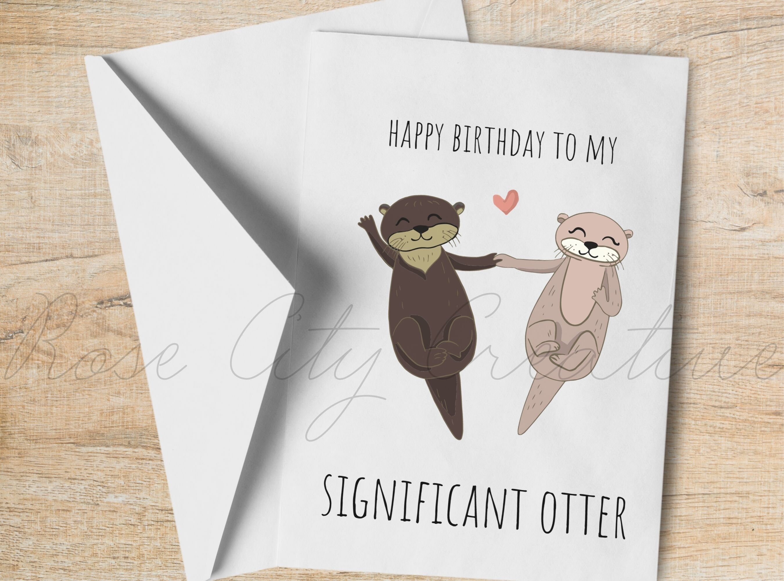 Printable Birthday Card Happy Birthday to My Significant - Etsy