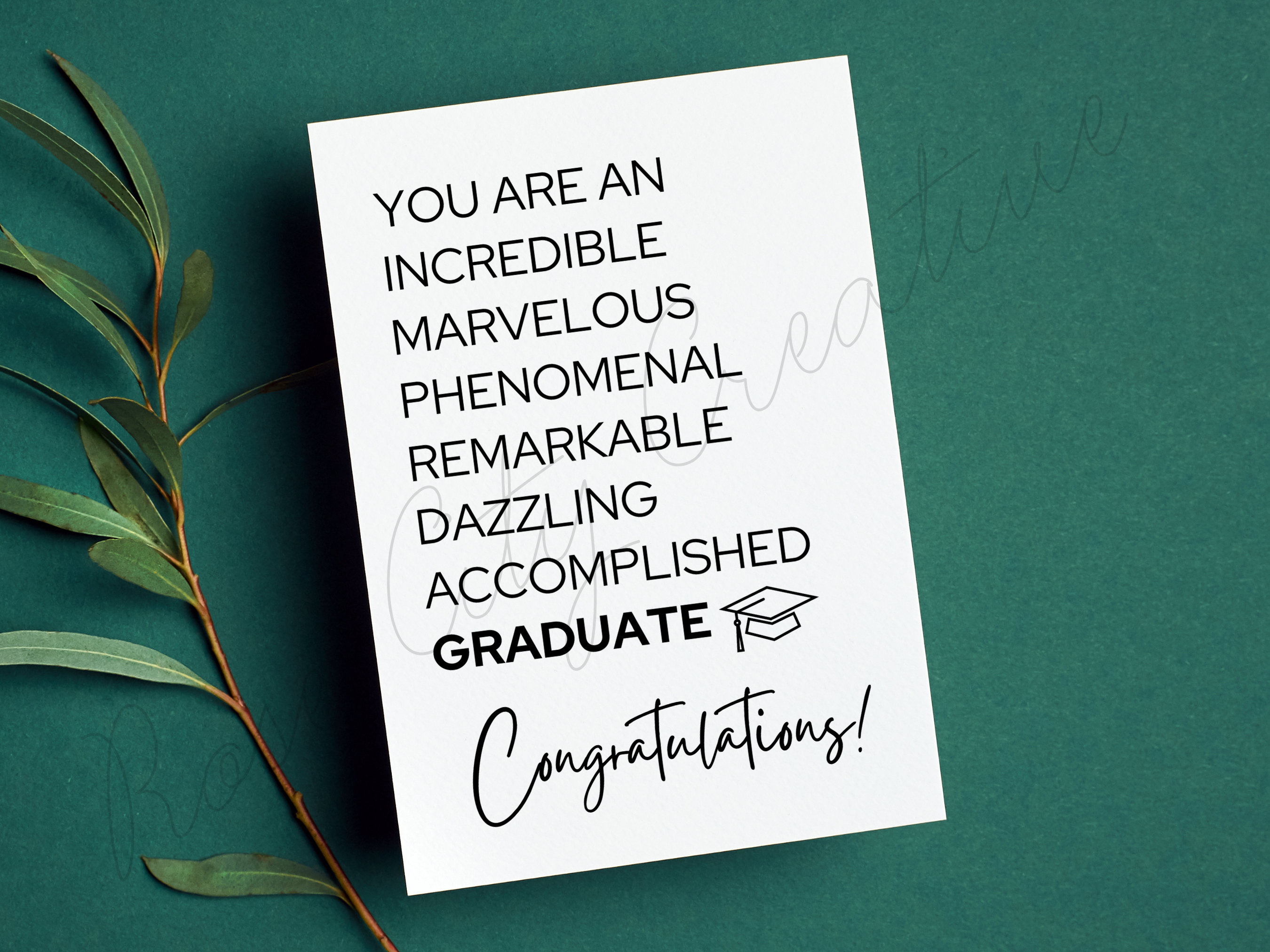 Printable Graduation Card, Graduation 2023, Congratulations, High ...