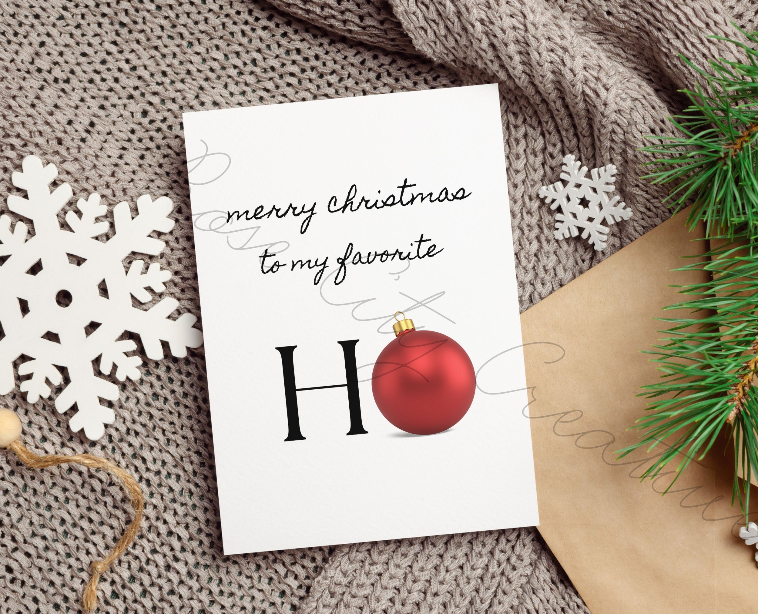 Funny Printable Christmas Card, Adult Holiday Card, for Best Friend ...
