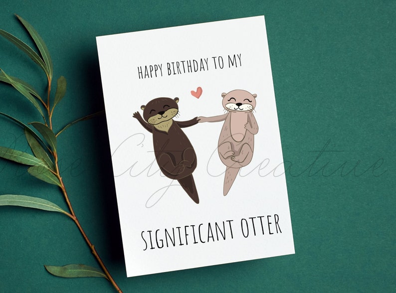 Printable Birthday Card Happy Birthday to My Significant - Etsy