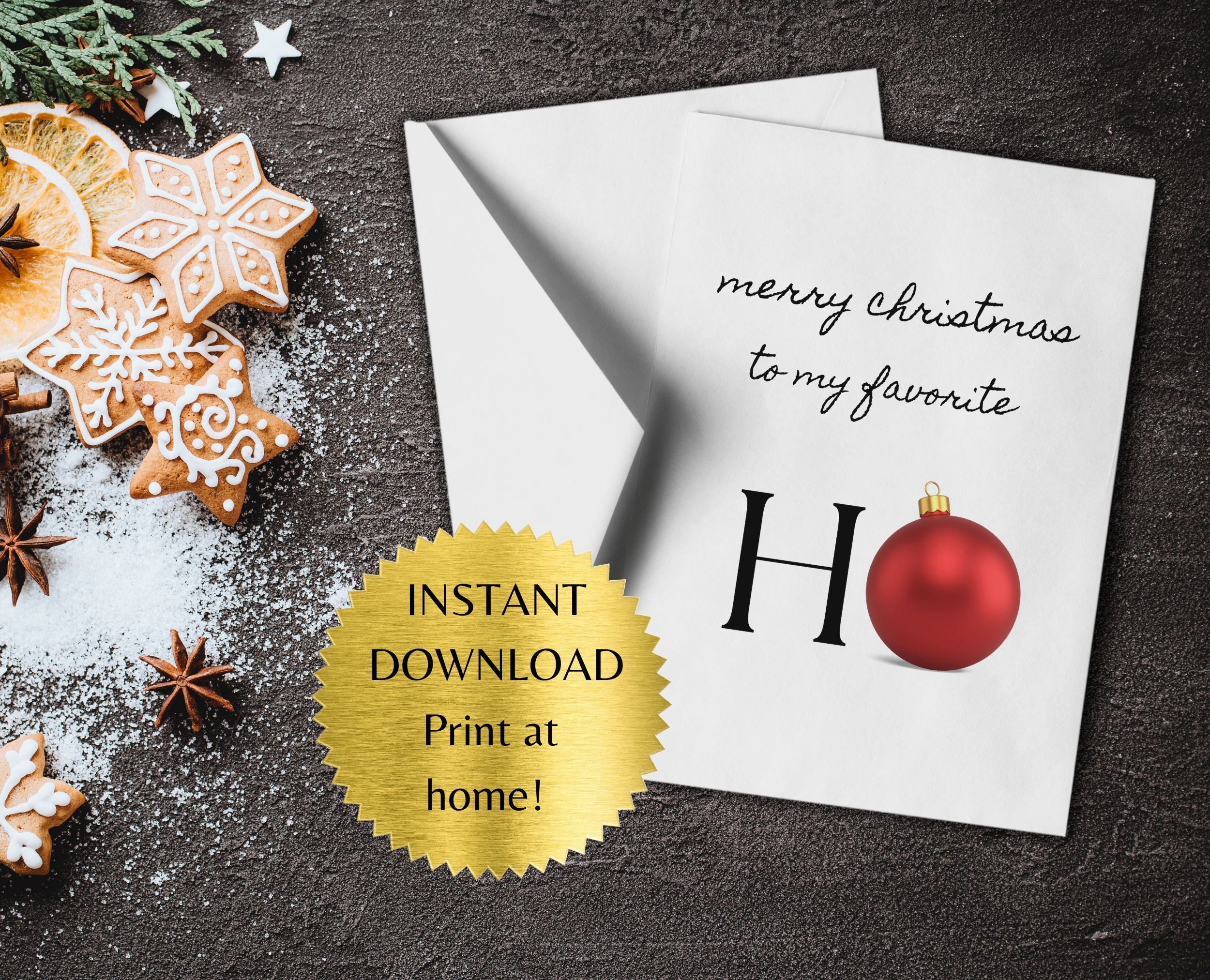 Funny Printable Christmas Card, Adult Holiday Card, for Best Friend ...