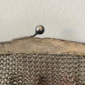 Vintage 1920's Silver Chain Mail Coin Purse - Etsy
