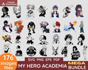 My Hero Academia Svg | Etsy
