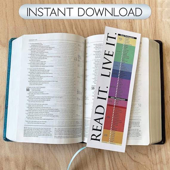 Books of the Bible Bookmarks Digital Download - Etsy