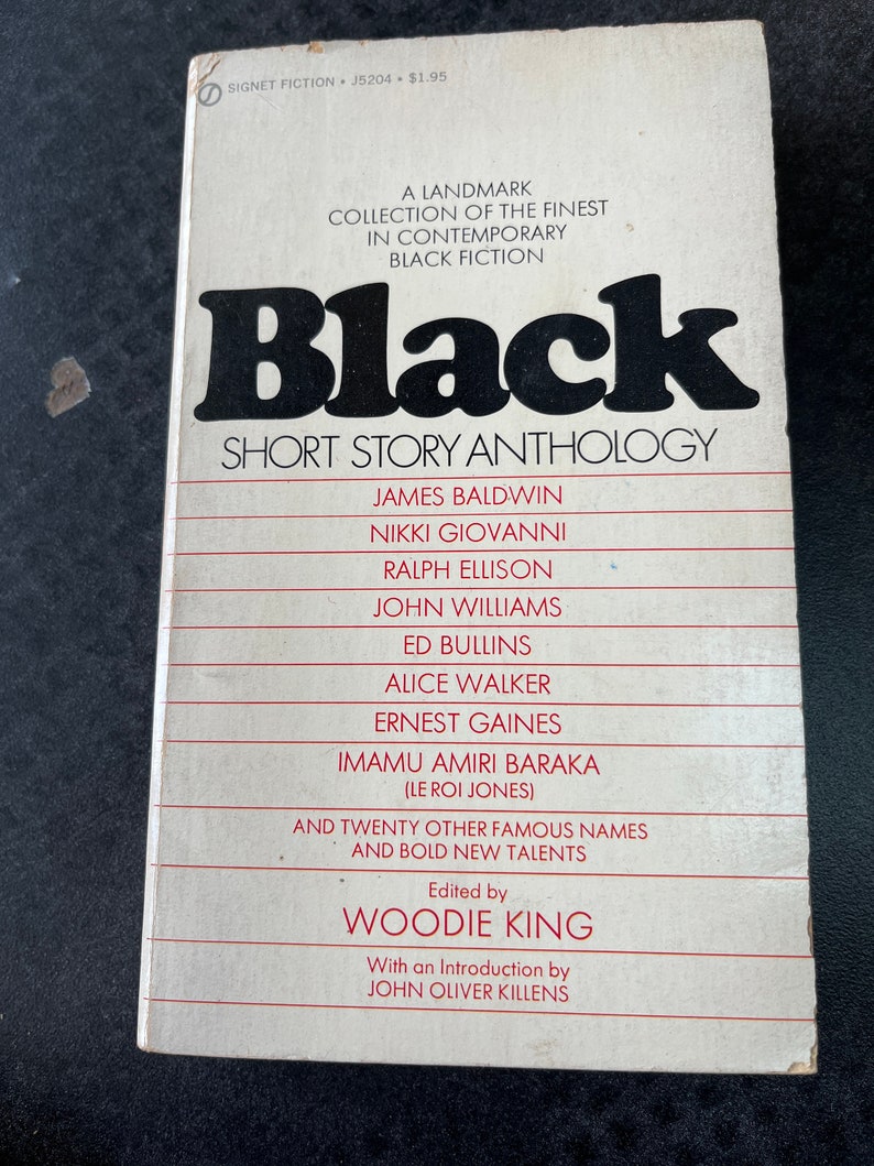 Black Short Story Anthology Edited by Woodie King - Etsy