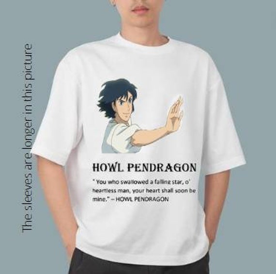 Howls Moving Castle Shirt Howl Pendragon T-shirt Anime - Etsy Australia