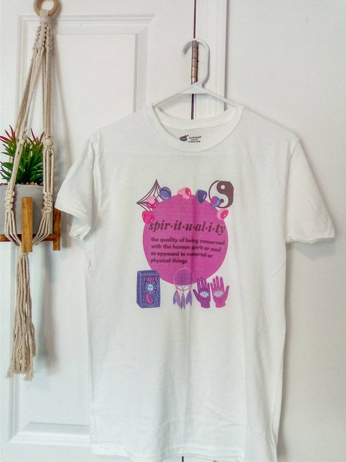 Spirituality Definition Graphic Tee, Definition Tee, Colorful Graphic ...