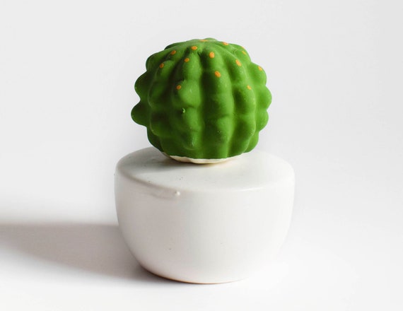 Cactus Ceramic Essential Oil Diffuser domino cute - Etsy