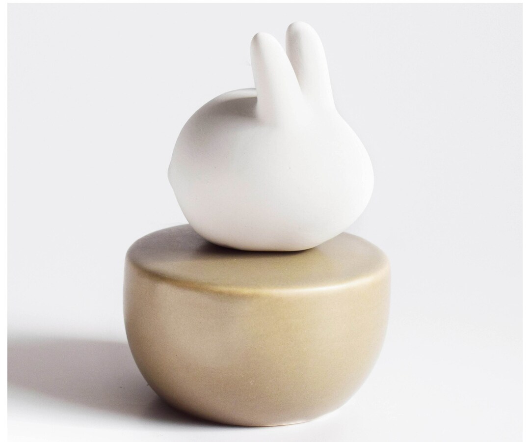 Pet Ceramic Essential Oil Diffuser (bunny) -cute Decoration for Desk ...