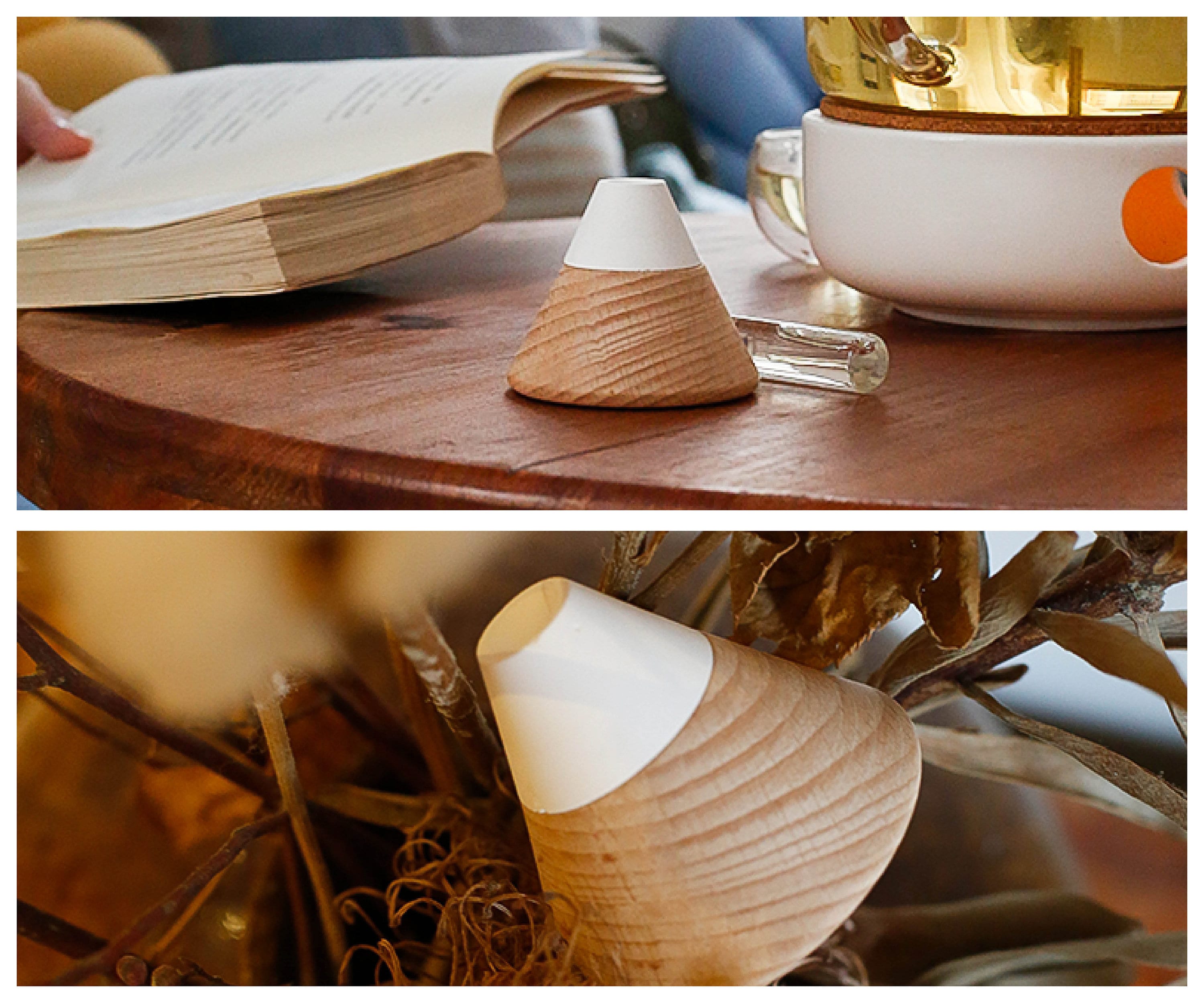 Little Fuji Ceramic Essential Oil Diffuser -cute Decoration for Desk ...