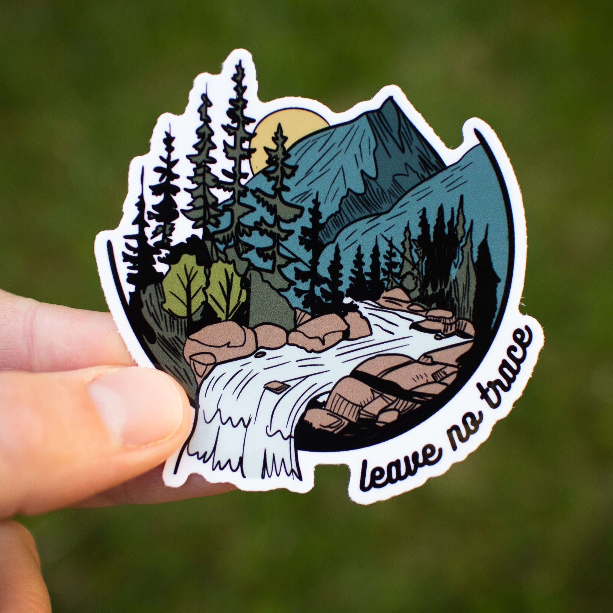 Leave No Trace Die-cut Vinyl Sticker Decal - Etsy