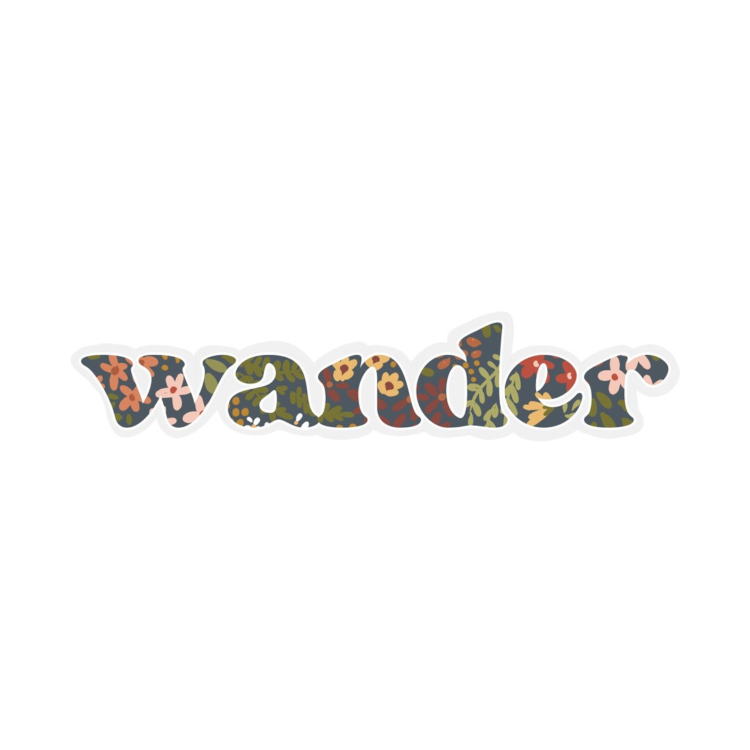 Wander Transparent Sticker | Clear Positive Thoughts Sticker ...